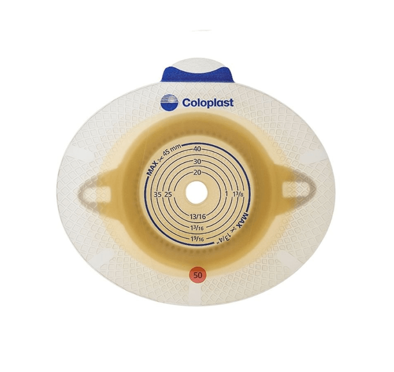 Placa Base Alterna Plana Longwear 50mm Recorte 10-45mm Coloplast 13181