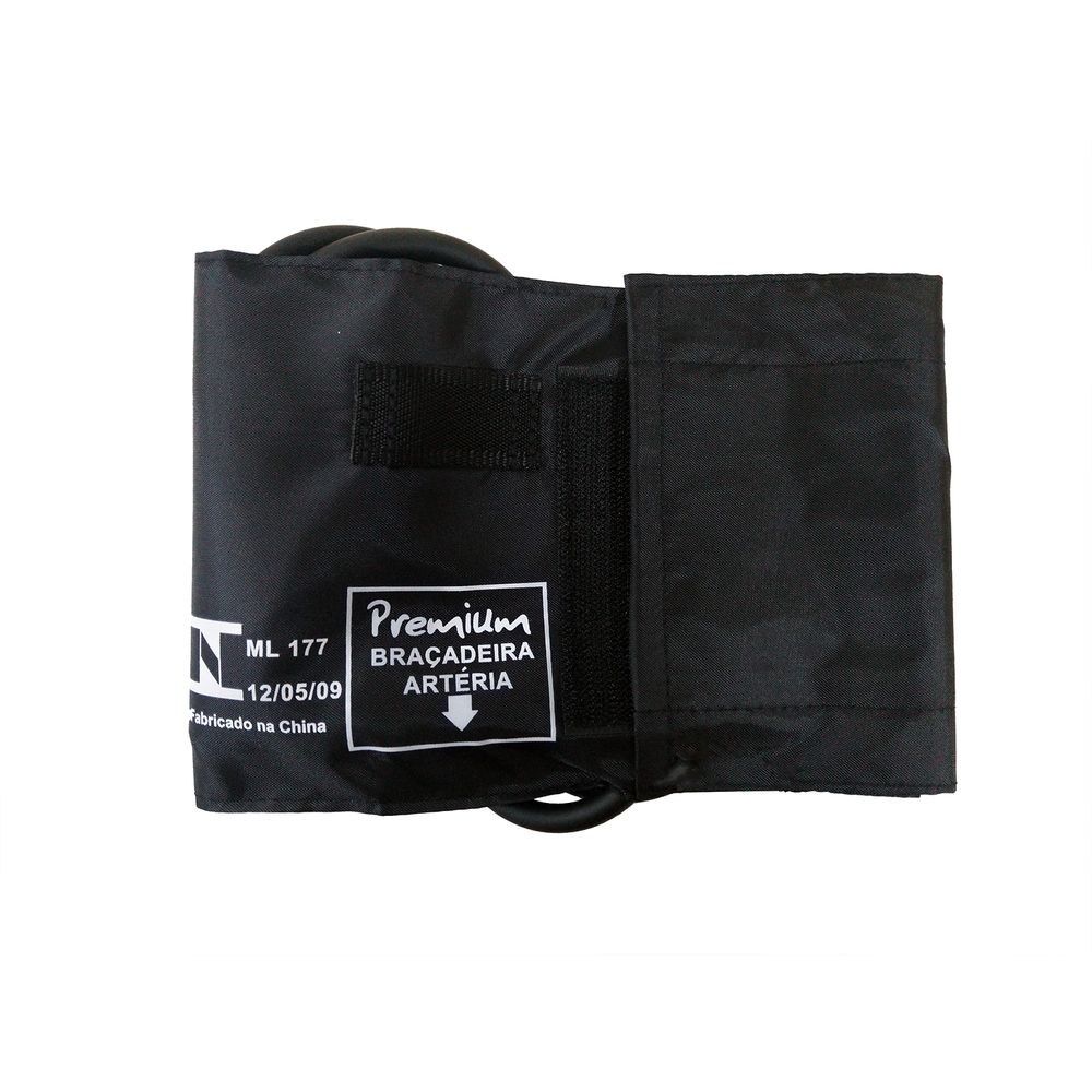 Braçadeira em Nylon com Fecho em Velcro Preta Premium - Maconequi Braçadeira em Nylon com Fecho em Velcro Preta Premium - Maconequi